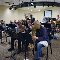 Beacock Music Concert, Stage, and Swing Band