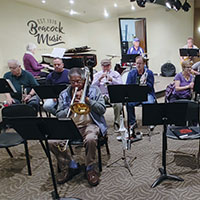 Beacock Music Concert, Stage, and Swing Band