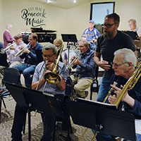 Beacock Music Concert, Stage, and Swing Band