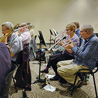 Beacock Music Concert, Stage, and Swing Band