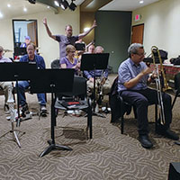 Beacock Music Concert, Stage, and Swing Band