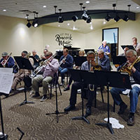 Beacock Music Concert, Stage, and Swing Band